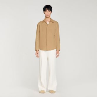 Sandro Chemise en jersey &agrave; manches longues