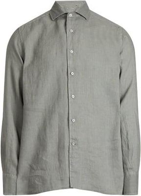 Corneliani Chemise droite en lin