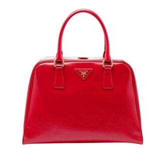 Prada Pre-owned Pyramid Frame Handbag - - Pre-owned - Damen - Rot - ONE SIZE