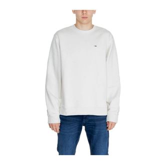 Tommy Jeans Sweater aus regenerierter Baumwolle mit Polyester - - Knitwear - Herren - Wei&szlig; - M