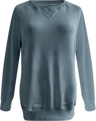 Generic Sweat &agrave; capuche ample pour femme - Hiver Automne - C&ocirc;tel&eacute; - Confortable - Manches longues - Haut doux Y2K - Sweatshirts personnalis&eacute;s l&eacute;gers 2025 Work