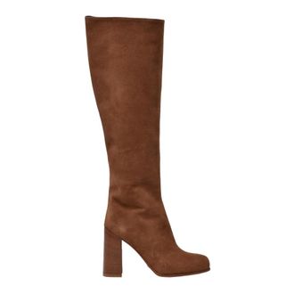 Liviana Conti Hoher Wildlederstiefel - - Shoes - Damen - Braun - 39 EU