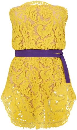 Dsquared2 Femme, Robes, Jaune, Taille: 34 FR Sophie Lace Dress