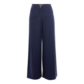 Sessun Damen, Hosen, Blau, SGr&ouml;&szlig;e
