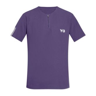 Yohji Yamamoto Homme, Tops, Violet, Taille: L T-shirt de la collection Tennis US