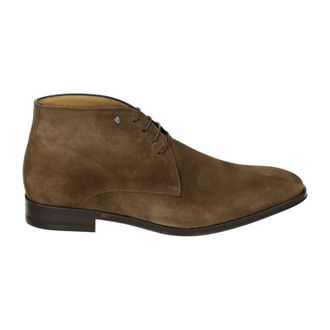 Van Bommel Raffa Business Schuhe Cognac Wildleder - - Shoes - Herren - Braun - 48 EU