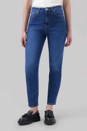 Mud Jeans Damen vegan Jeans High Tapered Mams Stone Indigo