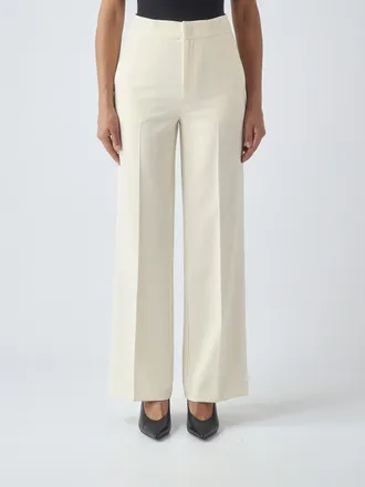 Twinset Hose von aus Viskosemischung mit weitem Bein und hoher Taille
