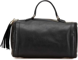 Gucci Crossbody Bags - Medium Pebbled Calfskin Soho Boston Bag - Gr. unisize - in Schwarz - f&uuml;r Damen