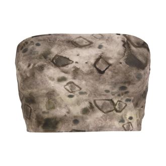 Cortana Ryo- Bikini-Bandeau Diamantmuster- - - Swimwear - Damen - Grau - L