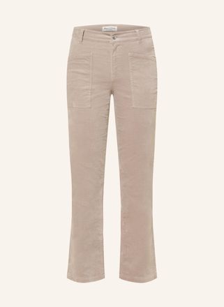Marc O'Polo Marc Opolo Bootcut-Hose Kiruna Aus Samt grau