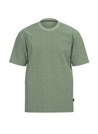Trigema T-Shirt TRIGEMA T Shirt mit Allover Tetris Muster (1-tlg)