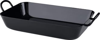 Riess 0455-022, Omas Bratpfanne 50/28, Classic - SCHWARZEMAILLE, 50 x 28 cm, Höhe 11.3 cm, Emaille, schwarz, Induktion