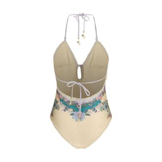 Zimmermann Womens Beige Polyamide One-Piece Swimsuit Clothing
