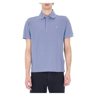Jacob Cohen Homme, Tops, Bleu, Taille: XL Polo en piqu&eacute; de coton avec boutons cach&eacute;s