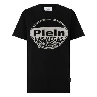 Philipp Plein Rundhals-T-Shirt Las Vegas - - Tops - Herren - Schwarzk - M