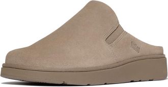 FitFlop Damen Gen-ff Elasticated Suede Mules Hausschuh, Taupe, 38 EU