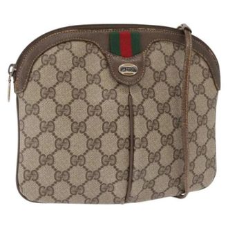 Gucci Sac bandouli&egrave;re en toile vintage Pre-owned - Femme - Pre-owned - Beige - Taille: ONE Size