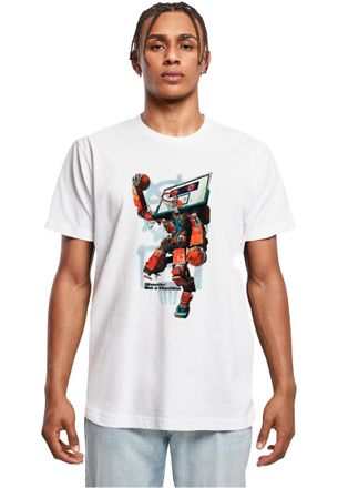 Mister Tee Herren Bball Robot Tee White, M