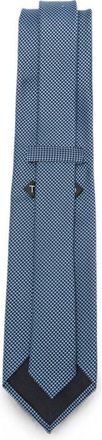 Tom Ford Silk Houndstooth Necktie - Blue