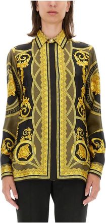 Versace Femme, Blouses et Chemises, Multicolore, Taille: 36 FR Chemises
