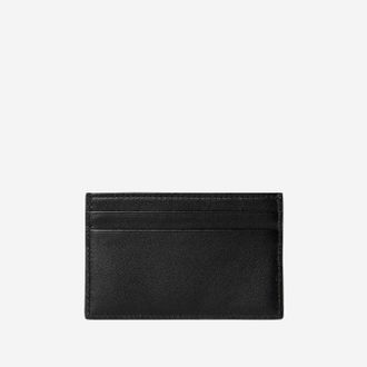 Gucci Mens Card Holder Gg Marmont Black Calfskin Wallets & Cardholders
