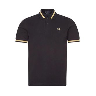Fred Perry Original Single Tipped Polo - - Tops - Herren - Schwarzk - 3XS