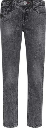 Philipp Plein Femme, Jeans, Gris, Taille: W25 Angel Boyfriend Jeans