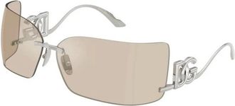 Dolce & Gabbana Femme, Accessoires, Gris, Taille: ONE Size Dg2319 Lunettes de soleil