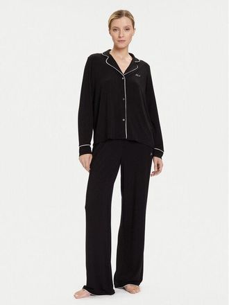 Karl Lagerfeld Pyjama A4W45004 Schwarz Relaxed Fit