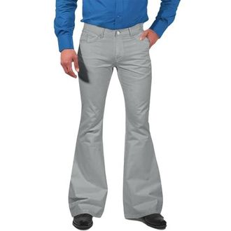 Generic Pantalon des ann&eacute;es 70 pour homme - Pantalon en jean pour homme - Pantalon en jean pour homme - Pantalon en jean pour lext&eacute;rieur et la maison, gris, X