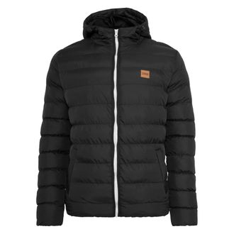 Urban Classics Basic Steppjacke f&uuml;r Herren (Wei&szlig;/Schwarz)