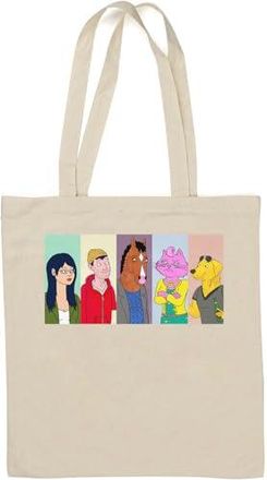 Generic TV 31 Sac fourre-tout en coton naturel Blanc