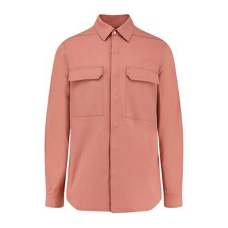 Rick Owens Homme, Chemises, Rose, Taille: M Outershirt