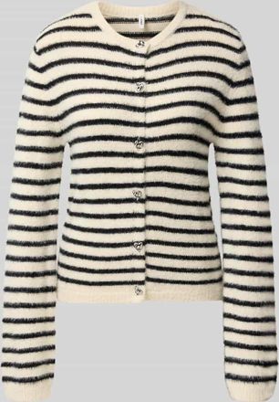 Only Strickjacke mit Herzkn&ouml;pfen