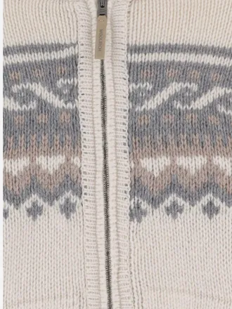 Woolrich Wool and Alpaca Jacquard Sweater - Beige