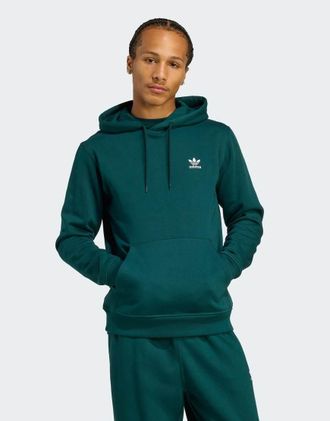 adidas Originals Trefoil Essentials - Kapuzenpullover in Aurora Ivy-Gr&uuml;n