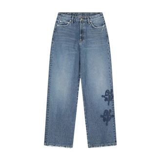 Olaf Hussein Monogram Denim Pant Jeans - - Jeans - Damen - Blau - S