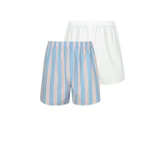 Eminence Lot de 2 cale&ccedil;ons chaine et trame en coton