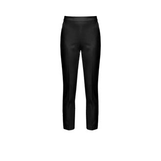 Pinko Schwarze Straight Leg Hose - - Trousers - Damen - Schwarzk - L