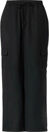 Comma Straight Leg Hose - - Trousers - Damen - Schwarzk - XL