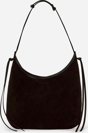 Arket Schultertasche Aus Veloursleder -Braun