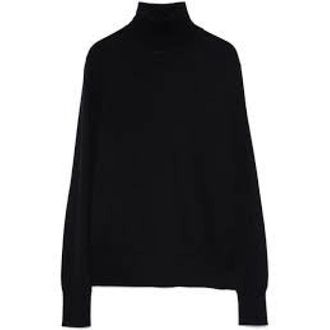 Forte_Forte Rollkragenpullover - - Knitwear - Damen - Schwarzk - M