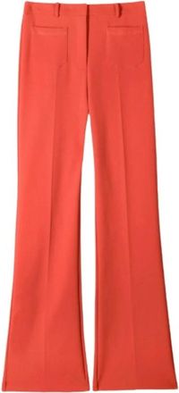Patrizia Pepe Femme, Pantalons, Orange, Taille: 36 FR Pantalon structur&eacute; en twill stretch