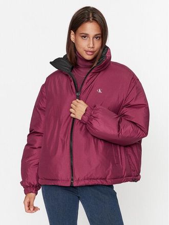 Calvin Klein Jeans Winterjacke 90s J20J222333 Violett Oversize