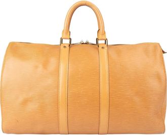 Louis Vuitton Crossbody Bags - Louis Vuitton Beige Epi Leather Keepall 45 - Gr. unisize - in Beige - f&uuml;r Damen