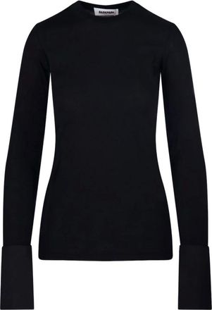 Darkpark Darkpark, Femme, Tops, Noir, Taille: 36 FR Haut &agrave; Manches Longues et Col Rond