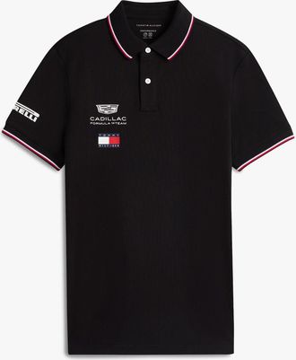 Tommy Hilfiger TH x Cadillac Formula 1 Team Poloshirt in Performance-Qualit&auml;t in