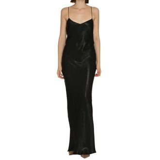 Saint Laurent Womens Black Acetate Casual Dress