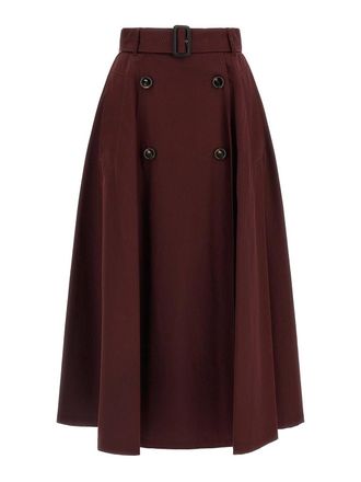 Burberry Trench-Coat - Bordeaux